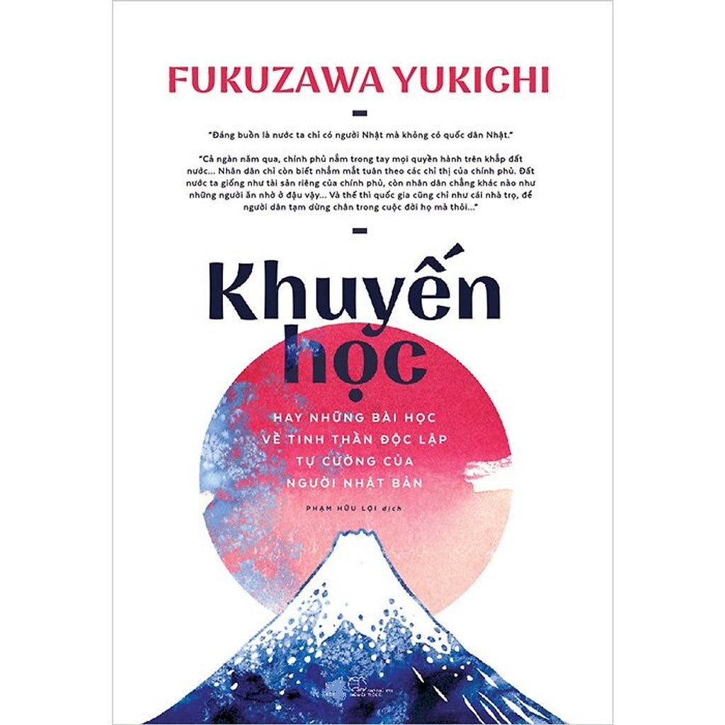 Khuyến Học - Fukuzawa Yukichi (Tái Bản 2024) – Sách Tiếng Việt