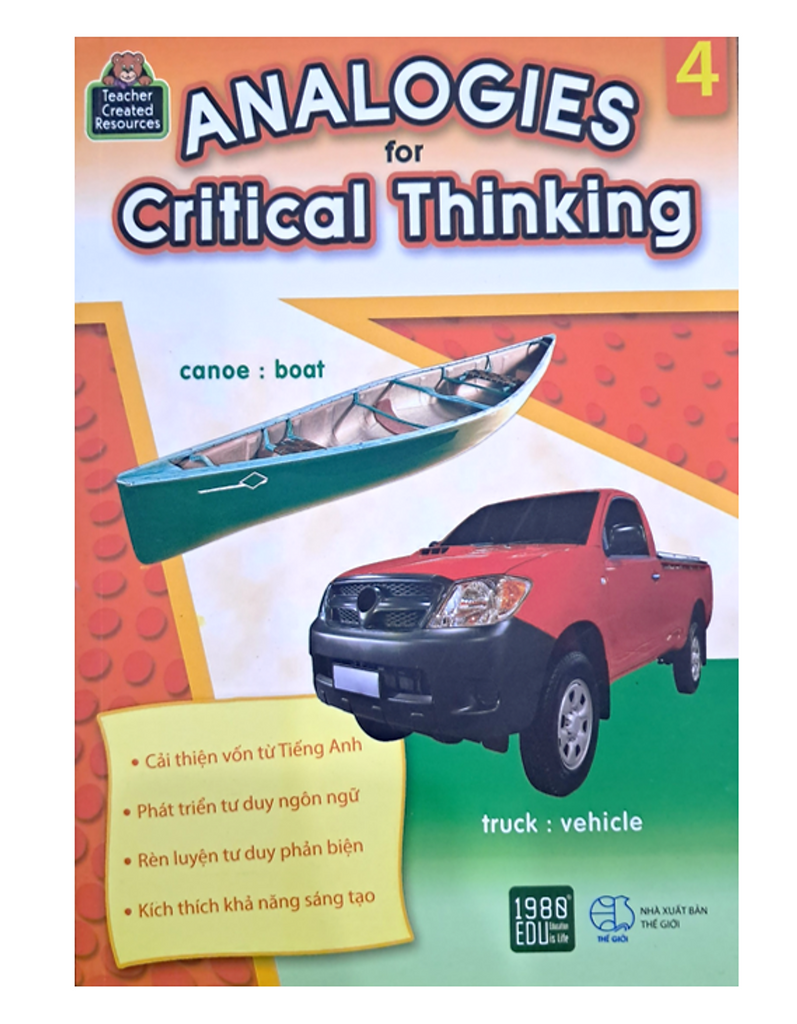 Sách - Analogies For Critical Thinking Tập 4 (1980) – Sách Tiếng Việt