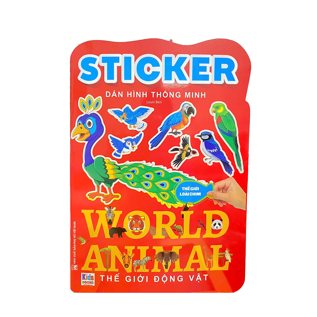 Sticker - Thế Giới Động Vật - Thế Giới Loài Chim – Sách Tiếng Việt