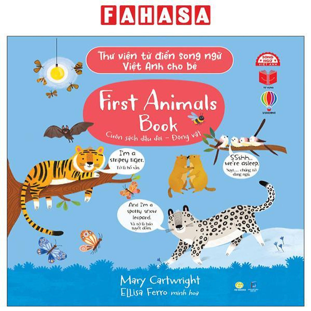 Sách - First Animals Book - Cuốn Sách Đầu Đời - Động Vật – Sách Tiếng Việt
