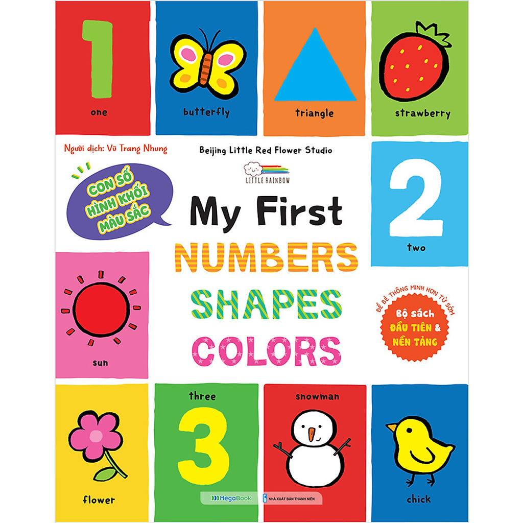 My First Numbers - Shapes - Colors - Sách Từ Vựng Đầu Đời Cho Bé – Sách ...