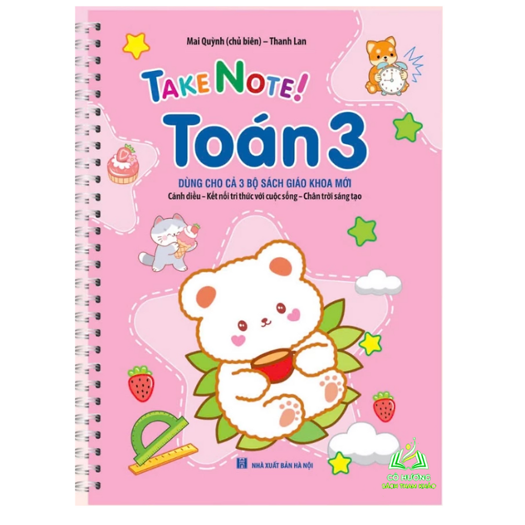 Sách - Take Note! Toán 3 Có Lò Xo (Dùng Cho Cả 3 Bộ Sgk Mới: Cánh Diều ...