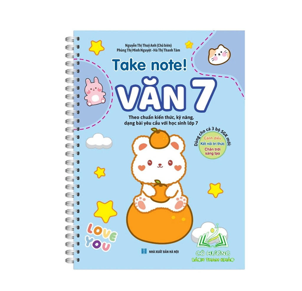 Sách - Take Note! Văn 7 (Có Lò Xo) – Sách Tiếng Việt
