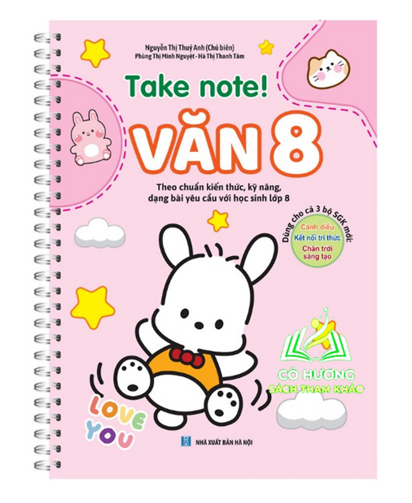 Sách - Take Note Văn 8 ( Có Lò Xo ) Dùng Cho Cả 3 Bộ Sgk Cánh Diều , K ...