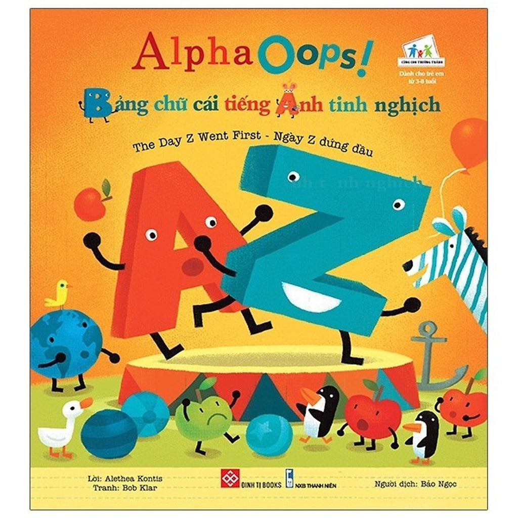 Sách - Alphaoops! Bảng Chữ Cái Tiếng Anh Tinh Nghịch - The Day Z Went ...