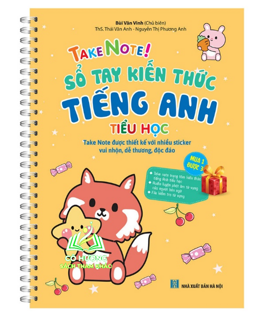 Sách - Take Note! Sổ Tay Kiến Thức Tiếng Anh Tiểu Học (Có Lò Xo) (Mt ...
