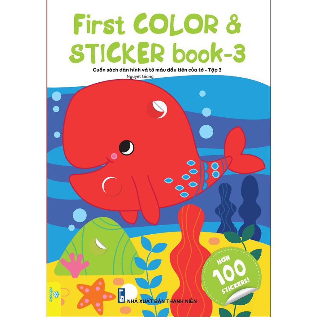 First Color & Sticker Book – Sách Tiếng Việt
