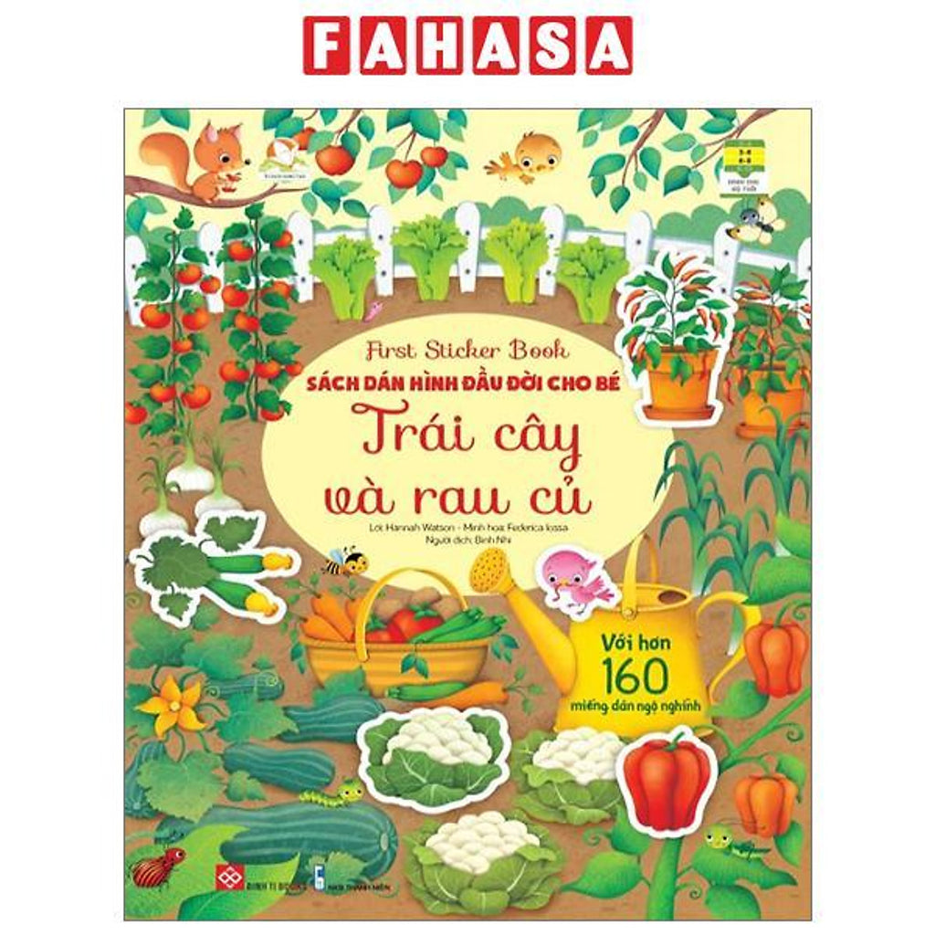 First Sticker Book - Sách Dán Hình Đầu Đời Cho Bé - Trái Cây Và Rau Củ ...