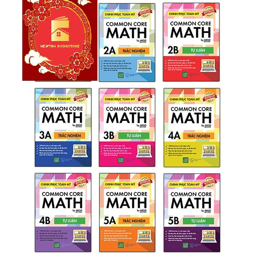 Chinh Phục Toán Mỹ - Common Core Math – Sách Tiếng Việt